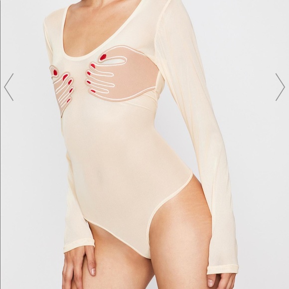 Dolls Kill | Tops | Dollskill Extra Support Sheer Bodysuit | Poshmark